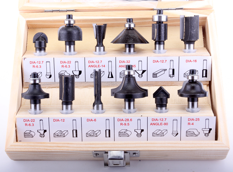 12pcs 8mm Shank Router Bits Set Shank Tungsten Car... – Vicedeal