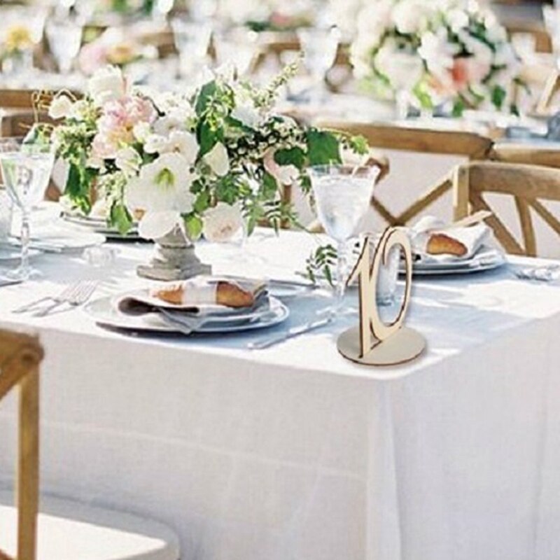 Wedding Table Numbers 1-20 Set Wood Table Numbers ... – Grandado