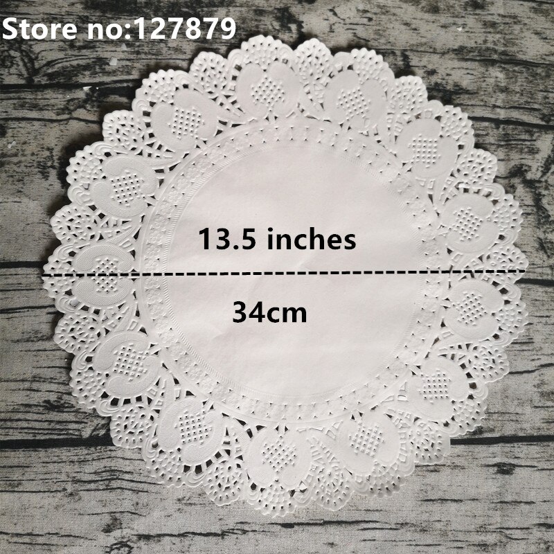 100pcs Multiple sizes White Round Lace Paper Doili... – Grandado