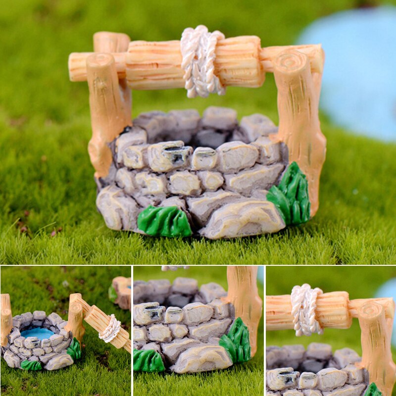 Antique Arch Well Model Resin DIY Garden Miniature... – Vicedeal
