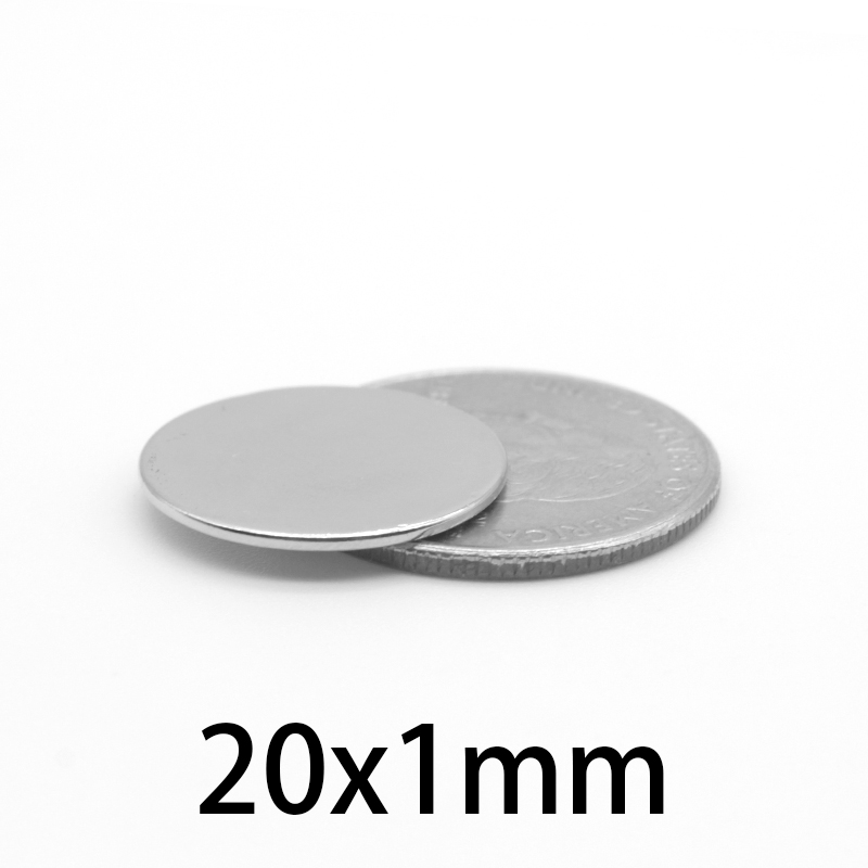 5-100 PCS 20x1 mm Super magnetic Rare Earth Magnet... – Grandado