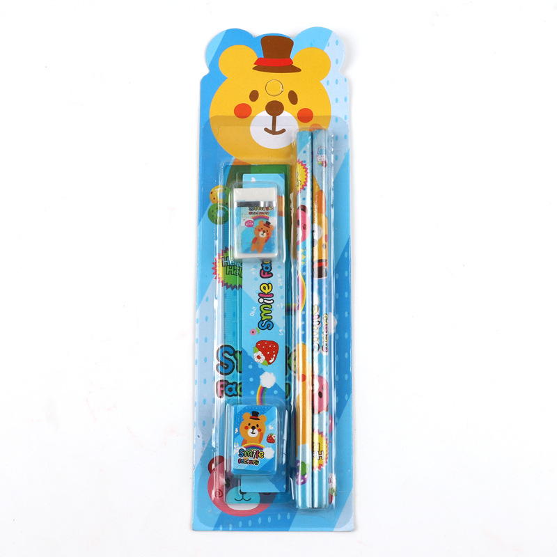 Cute cartoon stationery set 5 sets of kindergarten... – Grandado
