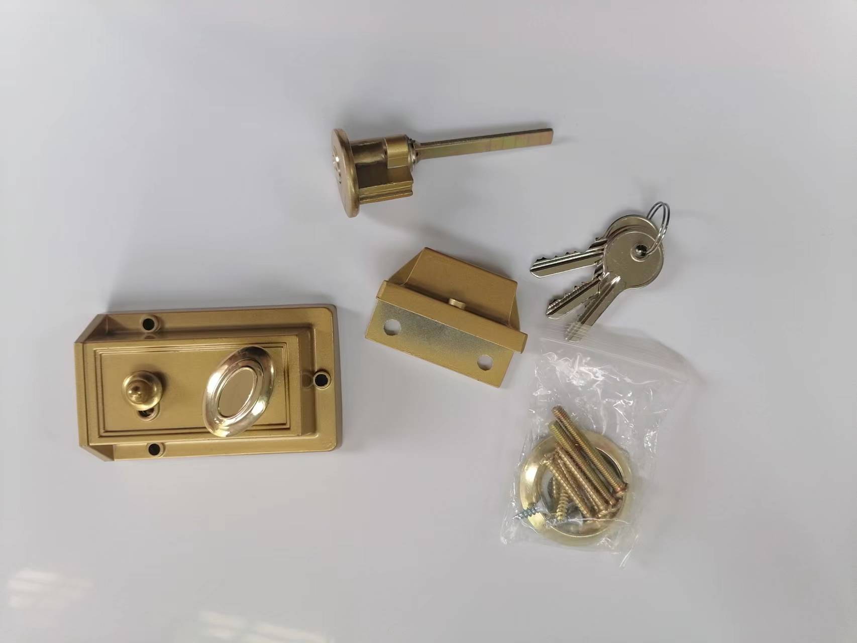 Vintage mechanical lock, tiger lock, exterior anti... – Grandado