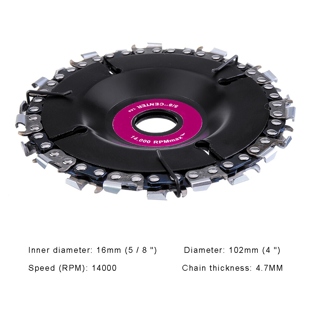 4 Inch 22 Tooth Chain Disc Chainsaw Wheel for Angl... – Grandado