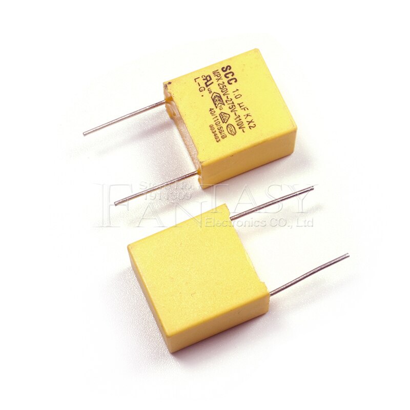 10pcs 1uF capacitor X2 capacitor 275VAC Pitch 15mm... – Grandado