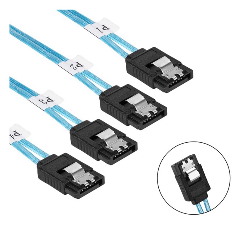 4 X Sata Naar Sata Kabel 4 Poorten/Set Datum Kabel... – Vicedeal