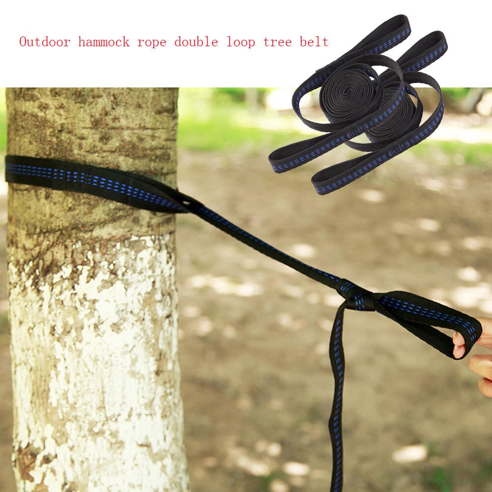 Outdoor Hammock Rope Double Loop Tree Belt Adjusta... – Grandado