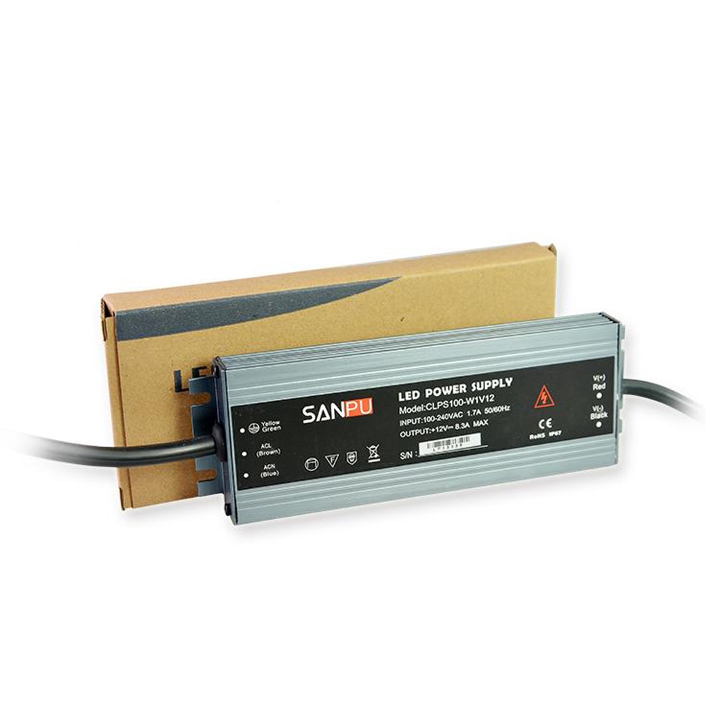 Ultra-Dunne IP67 Waterdichte Voeding Dc 12V 24V Ve... – Vicedeal