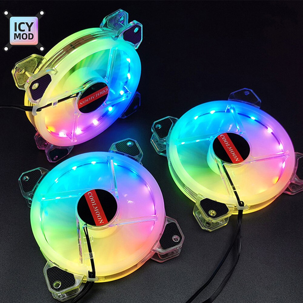 Transperant Rgb Fan 12Cm Pc Cooler 120Mm Muziek Ri... – Grandado