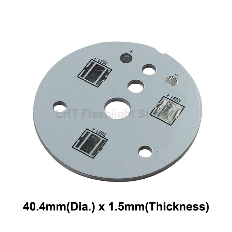 40.4mm(D) x 1.5mm(T) Aluminum Base Plate for 3 x 5... – Vicedeal