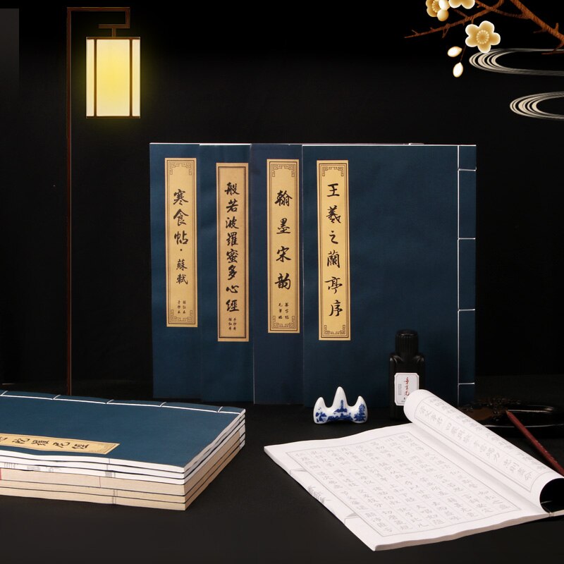 Chinese Character Calligraphy Book Multiple Type S... – Grandado