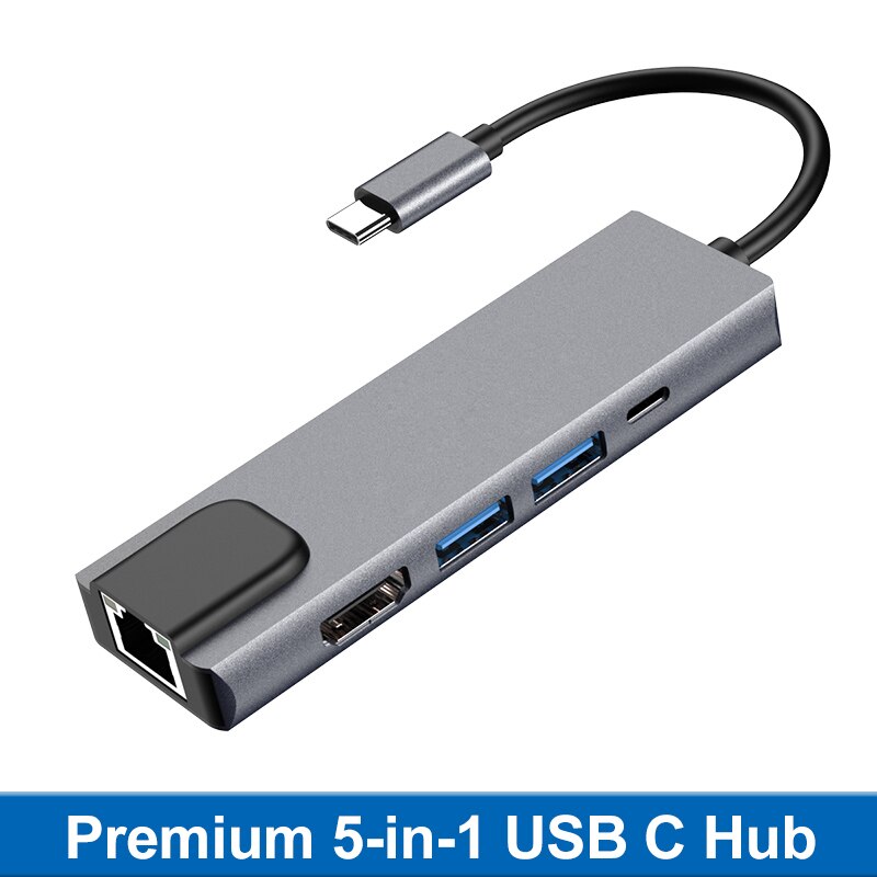 Adaptador multipuerto Hub USB C 5 en 1 con puerto ... – Grandado