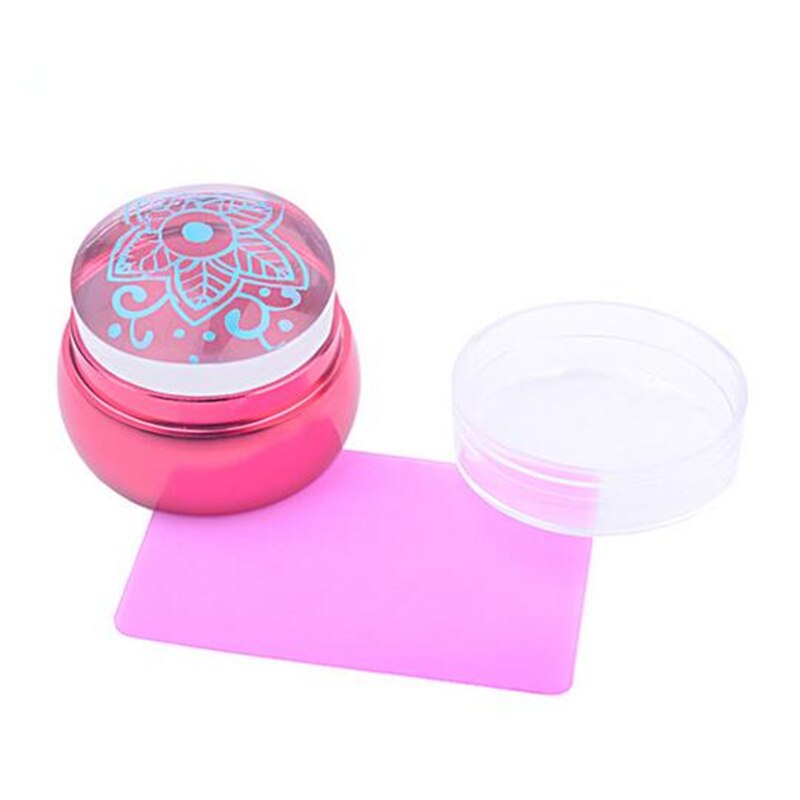 Nail Art Metal Handle Stamper 3.5cm Head Clear Jel... – Vicedeal