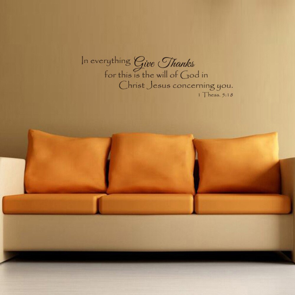 In Everything Christian Jesus Quotes Wall Stickers... – Vicedeal
