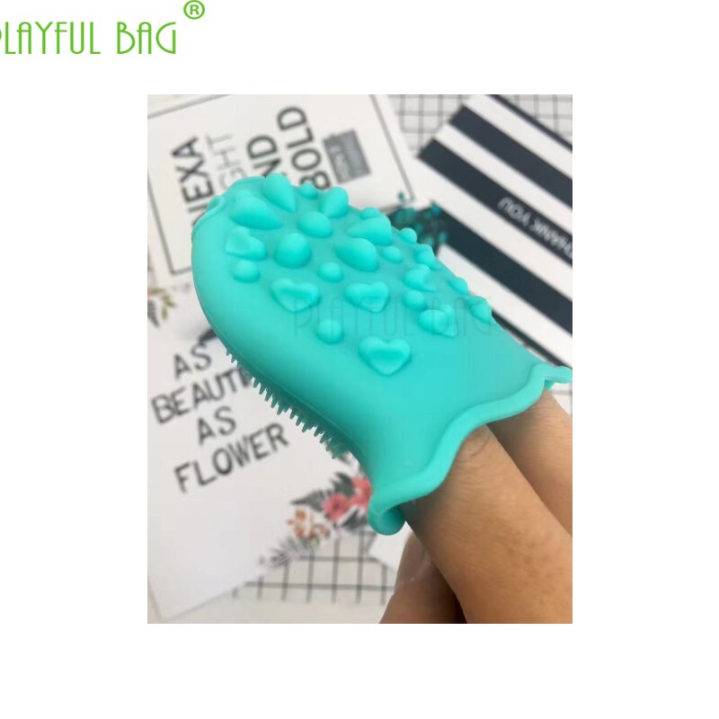 Baby shower brush soft silicone massage back rubs ... – Grandado