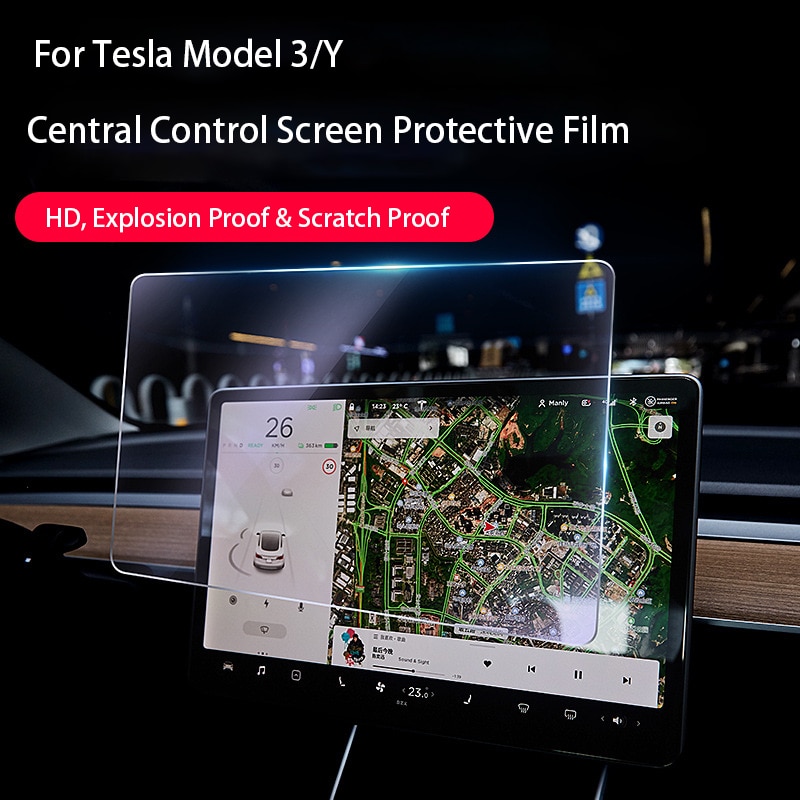 15 Inch Auto Scherm Bescherming Film Gehard Glas A... – Grandado