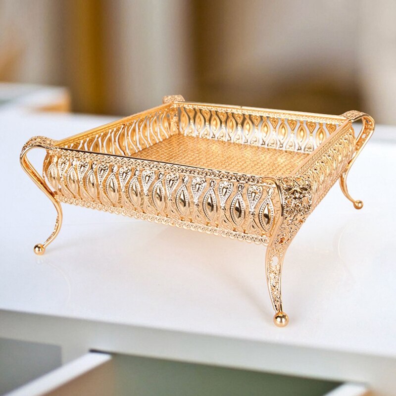 Square Fruit Tray Serving Dried Nuts Plate Snack D... – Grandado