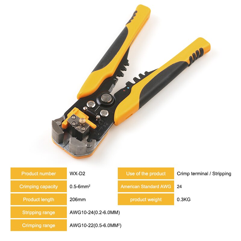 Crimper Cable Cutter Automatic Wire Stripper Multi... – Vicedeal
