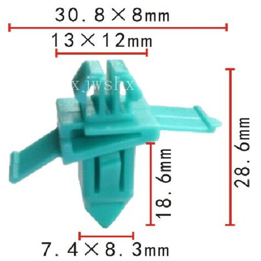100PCS POM Green Retainer Clip 75491-60011 7549160... – Grandado