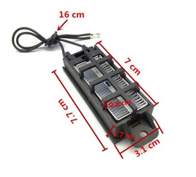 PTC ceramic air heater 100W 12V conductive type – Vicedeal