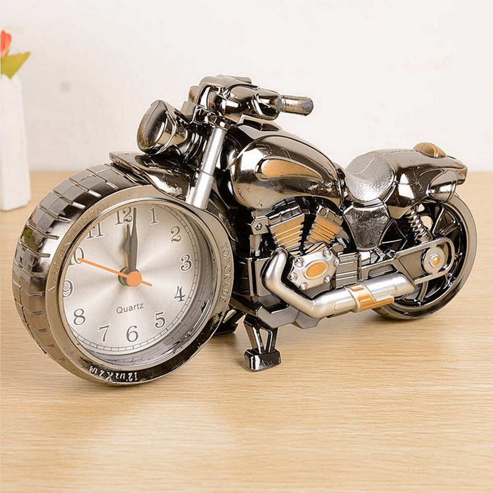 Digital Motorcycle Shape Alarm Clock with Time Kee... – Grandado