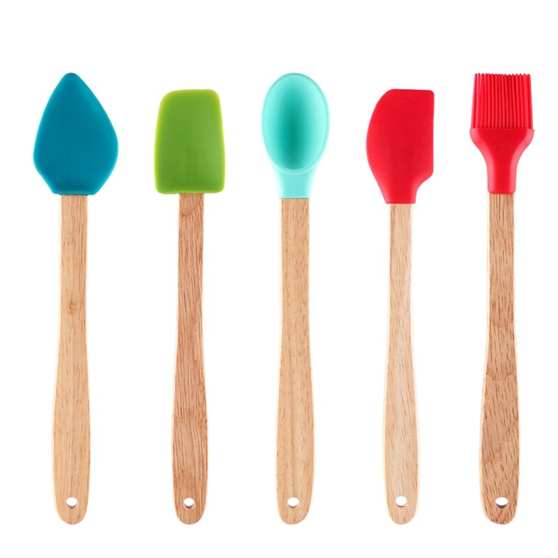 Kitchen Cooking Utensil Set with Wooden Handle Erg... – Grandado