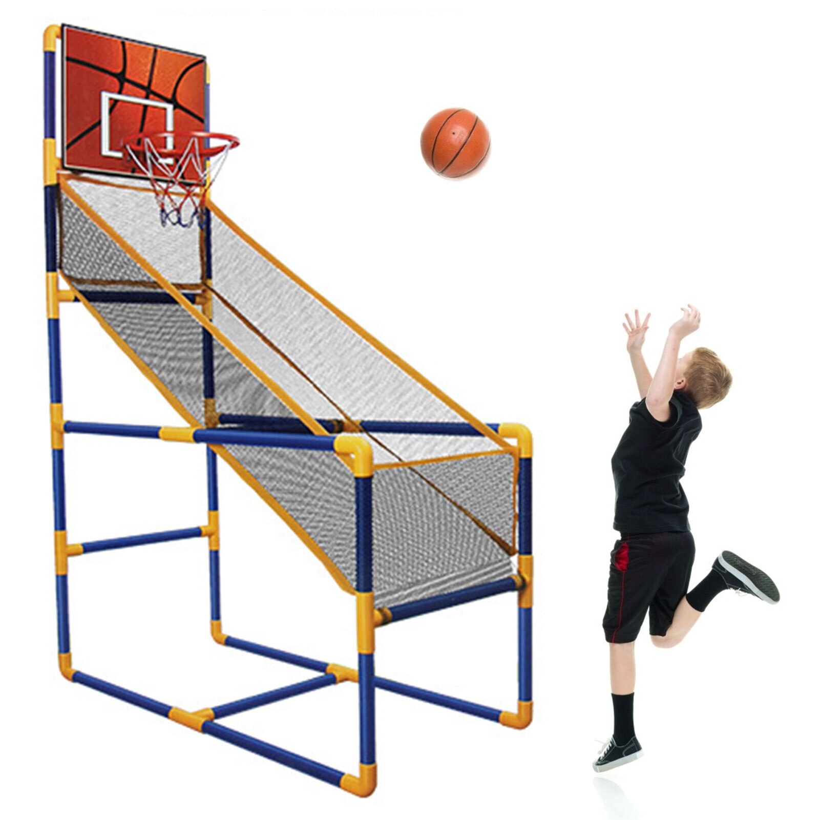 Kid Children Large Arcade Basketball Hoop Game Ind... – Grandado