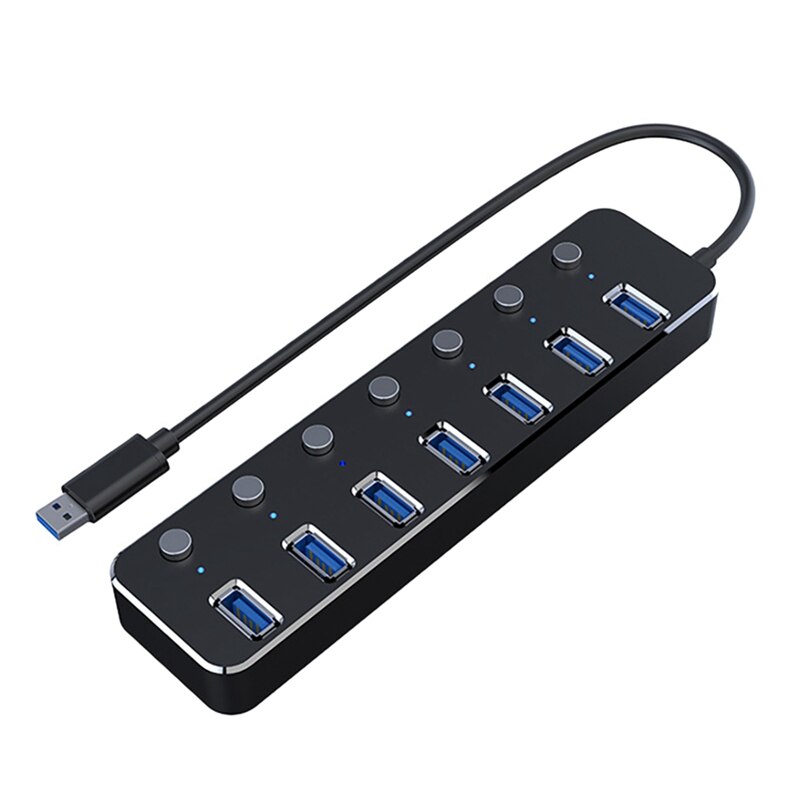 Usb Hub 7 Poorten Usb 3.0 5Gbps Hub Splitter Exten... – Grandado