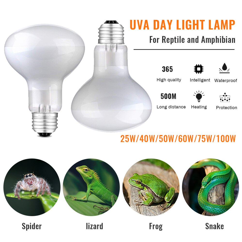 Reptile Heat Lamp Far-Infrared Ceramic Pet Heating... – Vicedeal