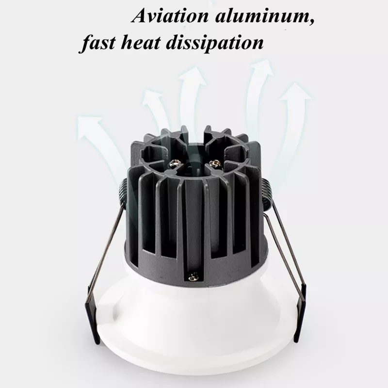 Led dimbar cob spotlight taklampe ac85-265v w 10w... – Grandado