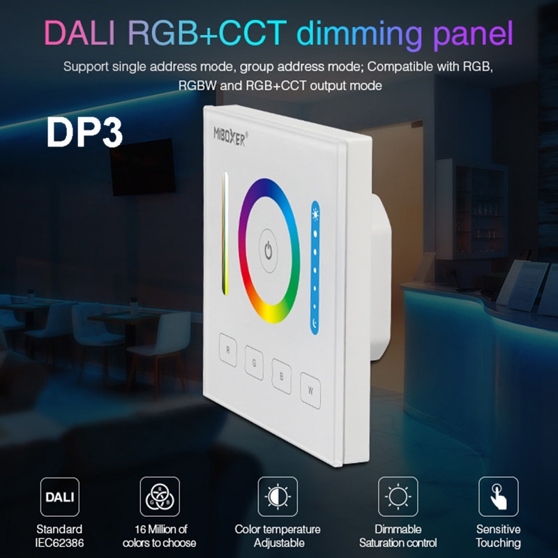 MiBOXER DALI 86 touch panel single color/CCT/RGB+C... – Vicedeal