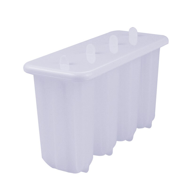 1 Set 4 Cells Popsicles Mold Plastic Frozen Ice Cr... – Grandado