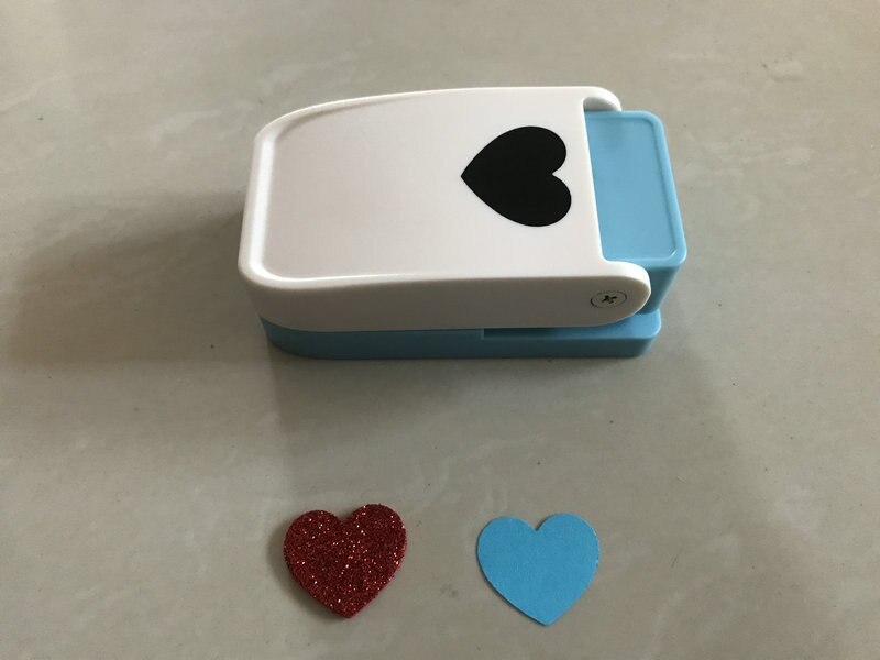free ship 2.5cm heart cardboard punch corrugated p... – Grandado