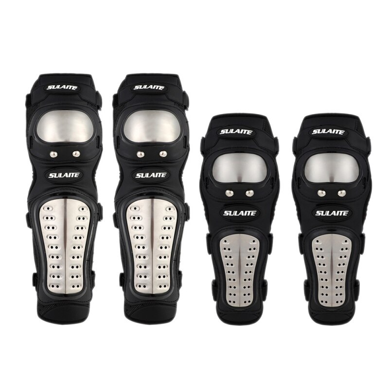 4 Pcs/Set Cycling long knee Pad elbow guard motorb... – Vicedeal