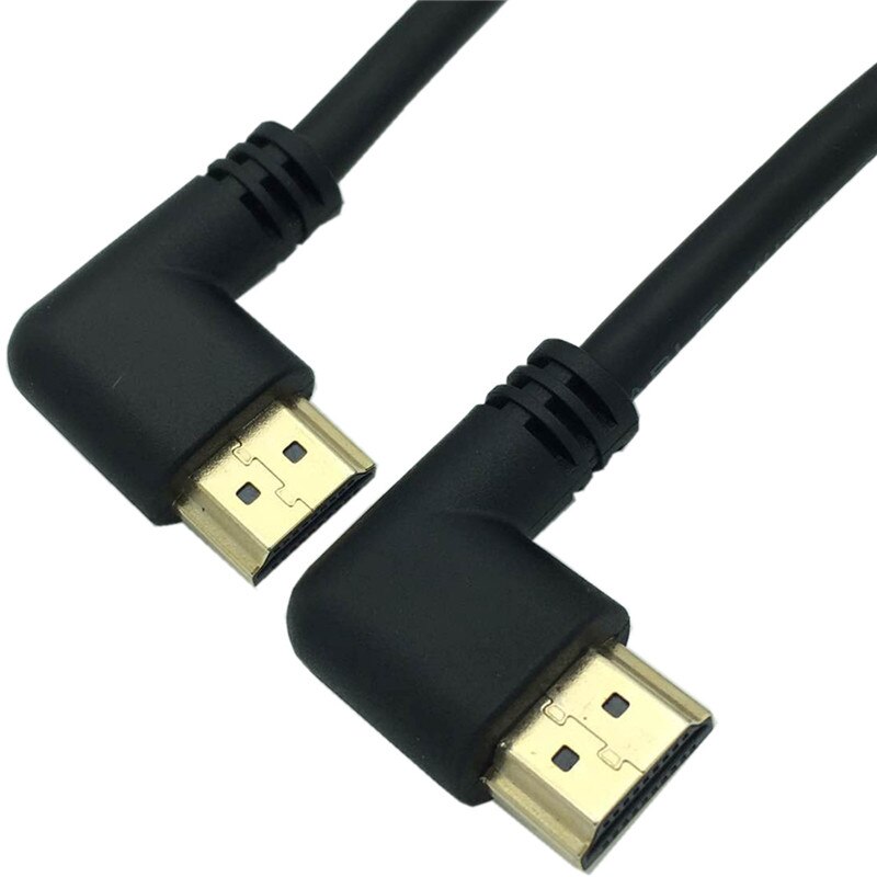 Left & Right Angled HDMI 2.0 Male to HDMI Right Le... – Vicedeal