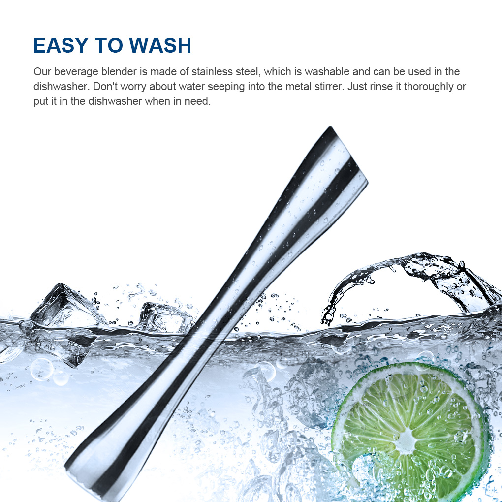 Wine Mixing Stick Cocktail Muddler Shaker With Cru... – Grandado