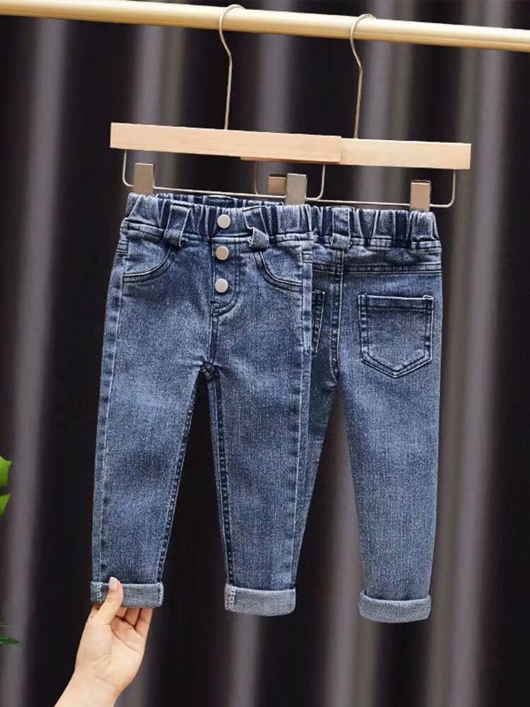Mädchen Jeans Kinder Herbst Frühling Kleidung Hose... – Vicedeal