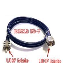 RG213 Cable UHF Male To UHF Male Connector 50-7 Lo... – Grandado