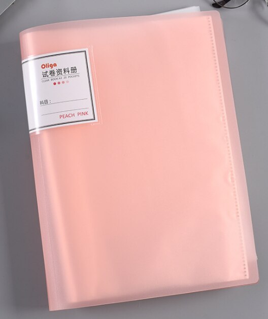 1PC A3 large bookle folder 40 Pages transparent In... – Grandado