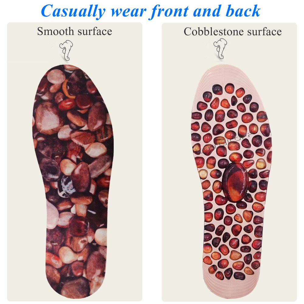 Cobblestone Foot Massage Insole Soft Rubber Therap... – Grandado