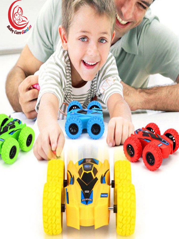 Kids Toy Car Fun Double-Side Vehicle Inertia Safet... – Grandado