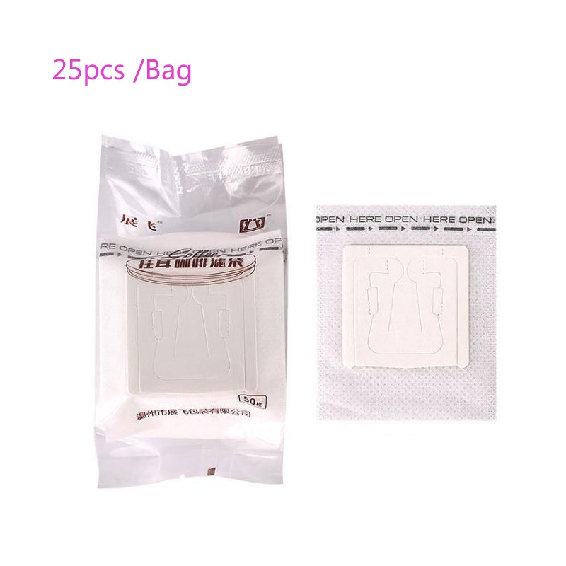 50pcs/25pcs Disposable Drip Coffee Cup Filter Bags... – Vicedeal