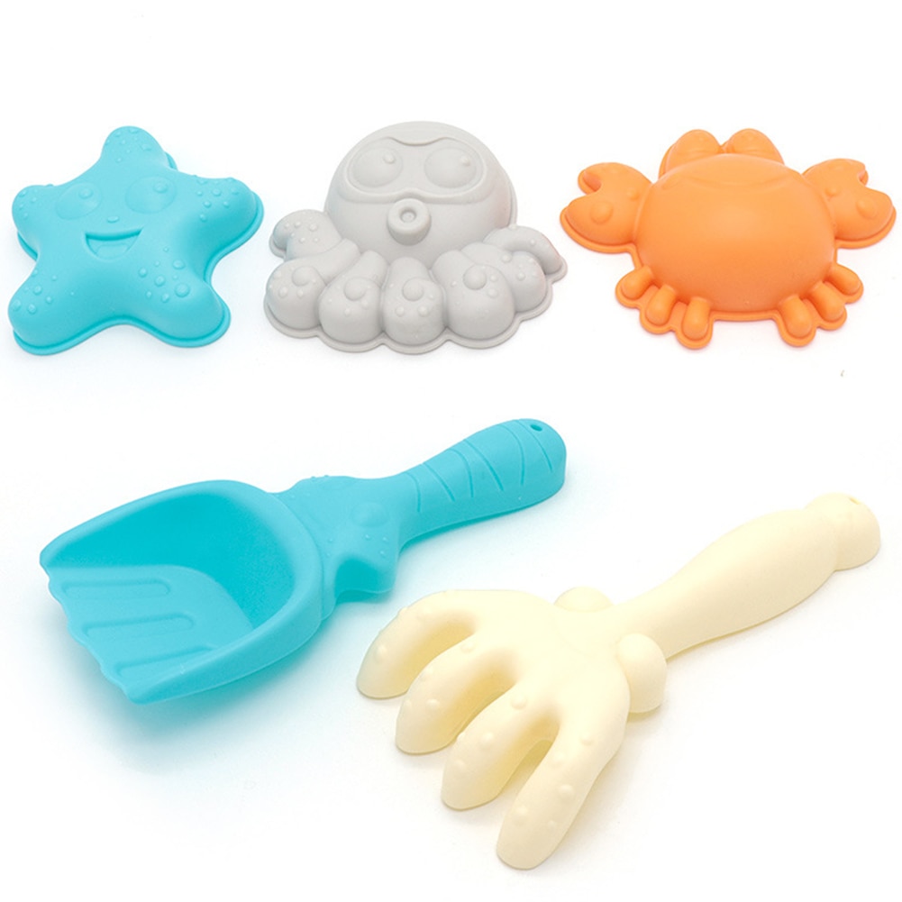 7 Teile/satz Kinder Strand Rake Octopus Krabbe Eim... – Vicedeal