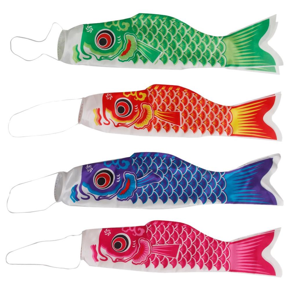 Satin Japanese Carp Windsock Wind Streamer Koi Nob... – Grandado