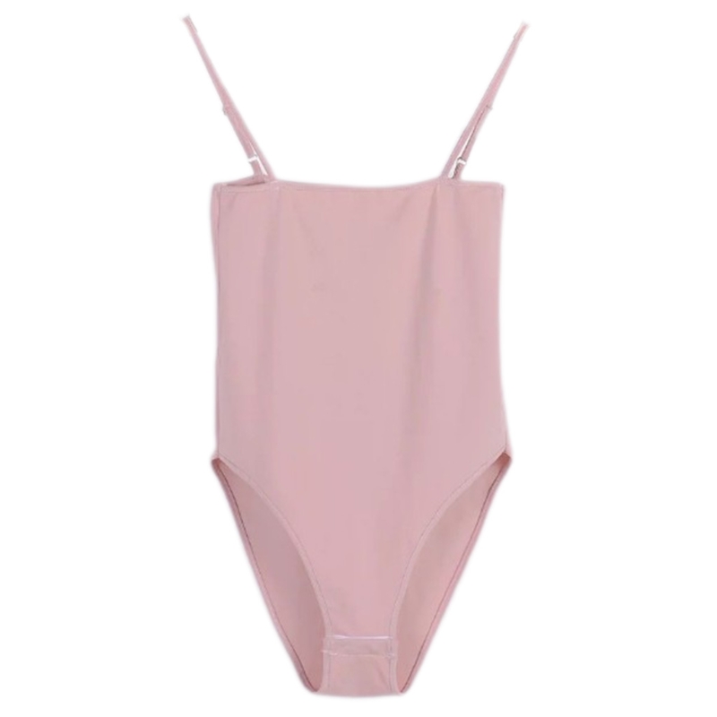 Women Sexy Spaghetti Strap Camisole Bodysuit Squar... – Grandado