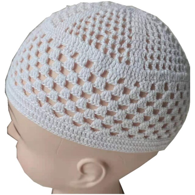 Muslim Hat Cap National Knit Mesh Crochet Manual W... – Grandado