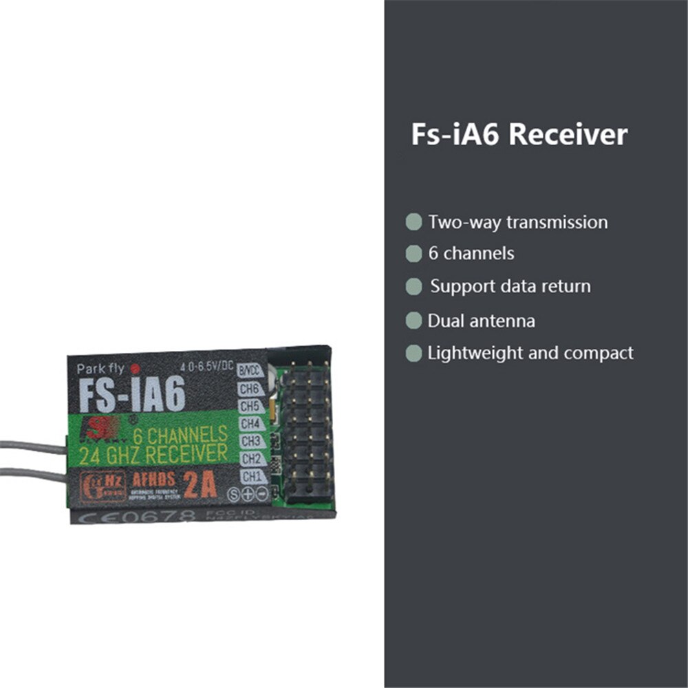 2.4GHz 6CH iBus PPM Output Receiver for Flysky T6 ... – Vicedeal