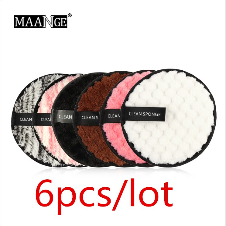 MANNGE 6PCS Magic Remover Cosmetic Puff Mini Water... – Grandado