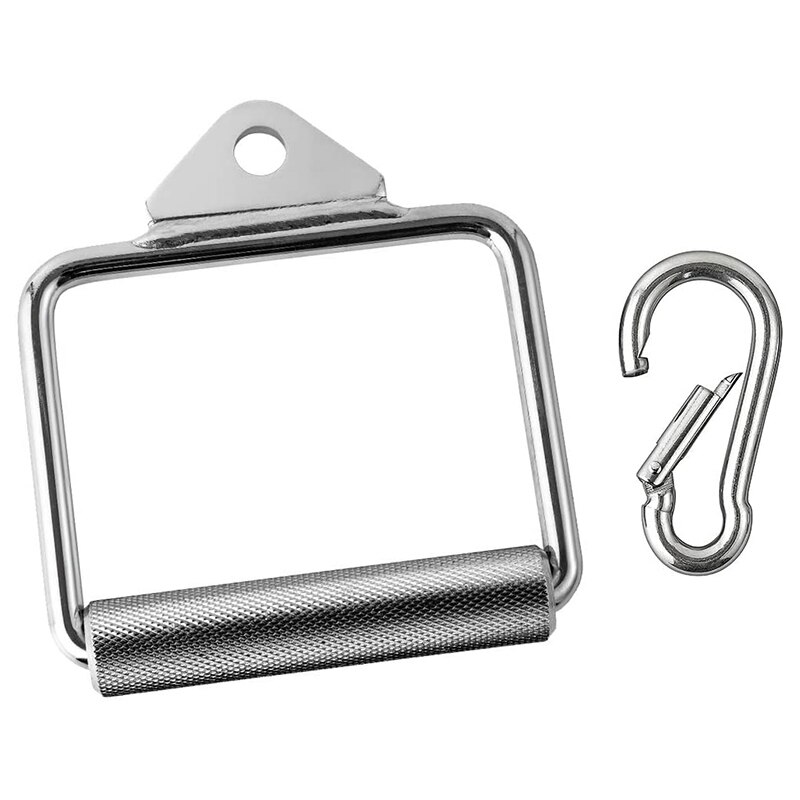 -Gym D Handle Pull Down Cable Attachment Set Non-S... – Grandado