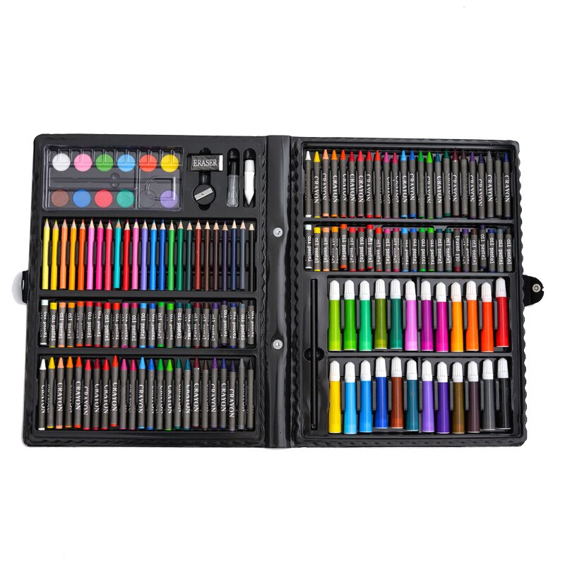 168PCS Paintbrush Children Crayons Student Waterco... – Grandado